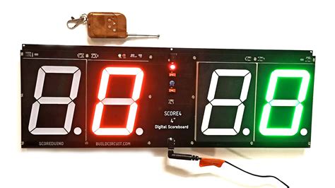 4 Inches Score4 Digital Scoreboard With 4″ Displays Diy Digital