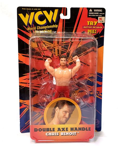 Wcw Chris Benoit Double Axe Handle Action Figure 1998 Swit Sports