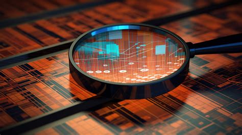 Magnifying Glass Illustration 3d Of Examining Business Analytics Backgrounds  Free Download