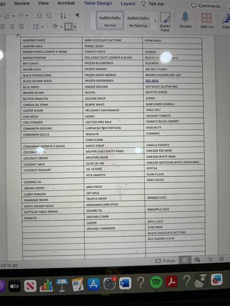 How To Put This Table In Alphabetical Order Rmicrosoftword