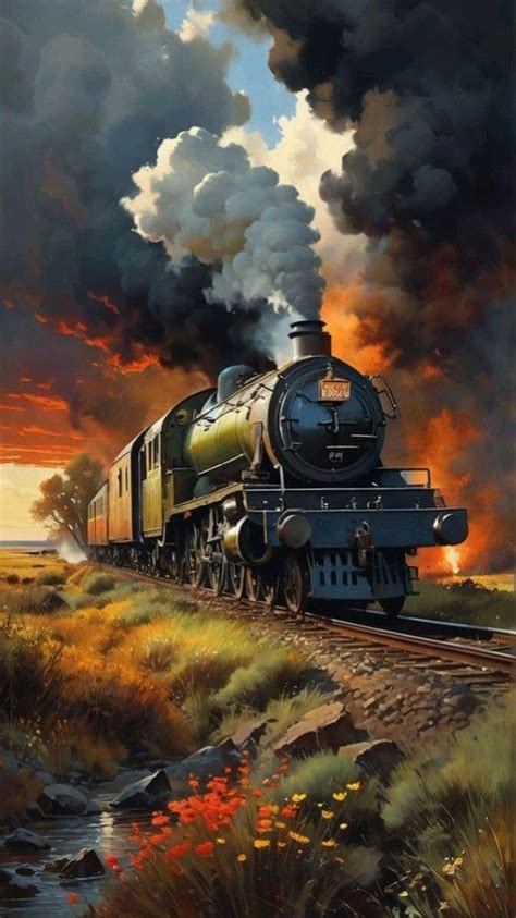 °🦋 A ⃝ K 🦋° Adlı Kullanıcının Visuals Panosundaki Pin Manzara Resimleri Tren Manzara