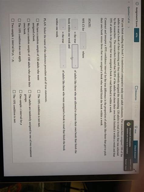 solved assignment score 47 resources hint check answer