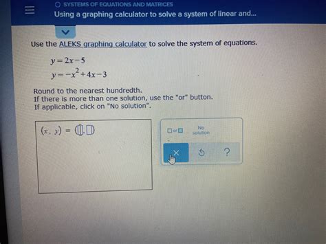 answered use the aleks graphing calculator to… bartleby