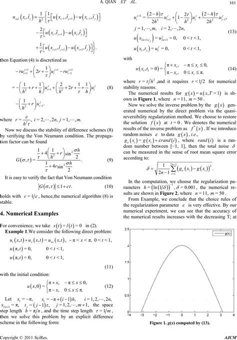 quasi reversibility regularization method for solving a backward heat