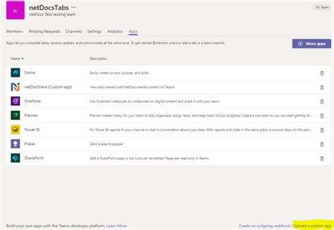 netdocshare teams app netdocshare
