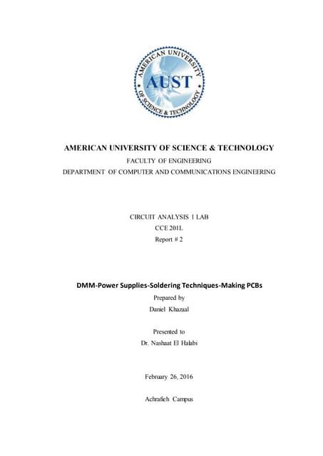 Lab 2 Multimeter Pdf