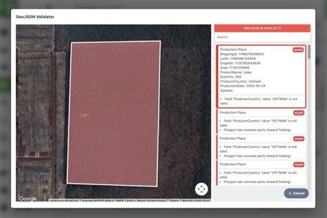 Geojson Data Capture And Validation For Eudr Compliance