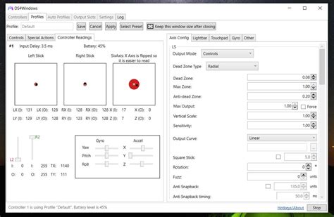 controller triggers r ds4windows