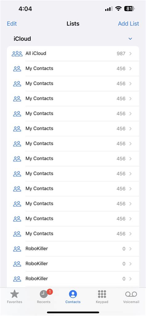 Why Do I Keep Seeing Duplicate Ios Contact Lists Rios