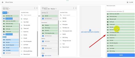 Hướng dẫn chi tiết cách Blend Data trong Google Data Studio