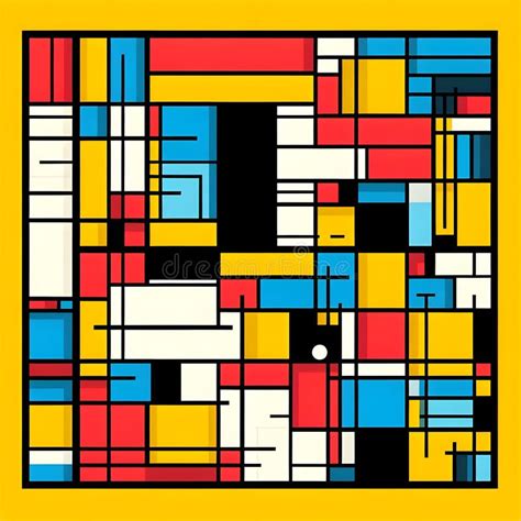 Abstract Geometric Background With Rectangles Vector Illustration Stock Illustration