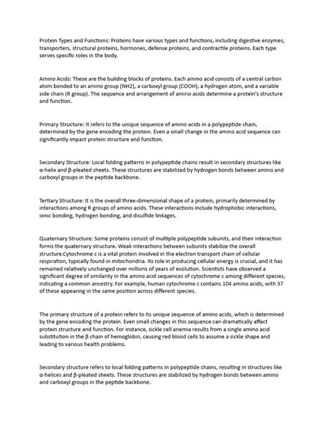 Quarternary Structure Pdf Protein Structure Proteins