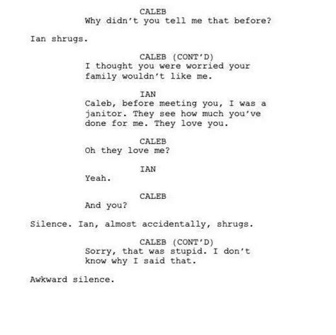 Awkward Silence Scrolller