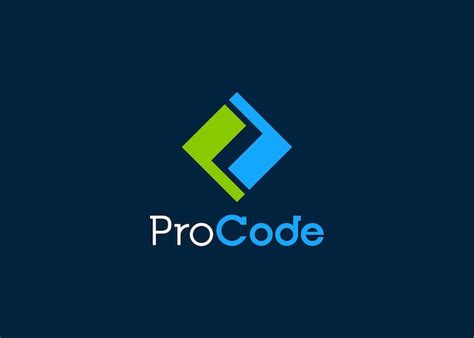Premium Vector Minimalist Coding Logo Design Template Modern Style
