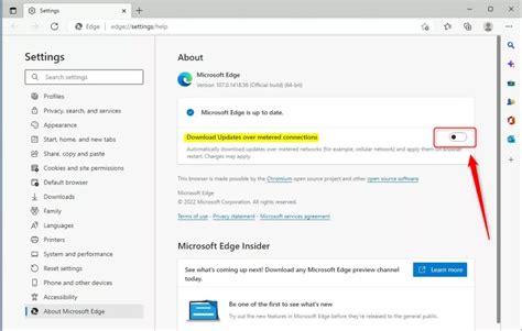 Enable Updates For Edge On Metered Connections Geek Rewind