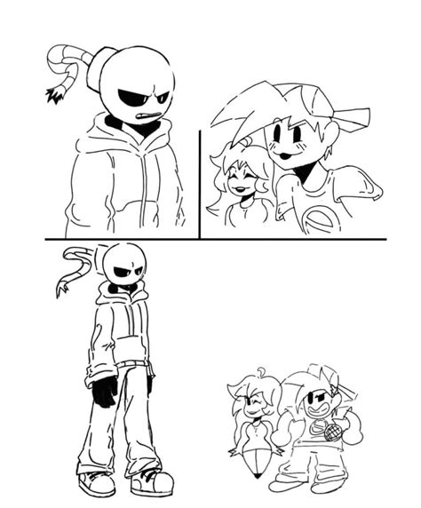 Friday Night Funkin Rico Para Colorear Imprimir E Dibujar Coloringlib