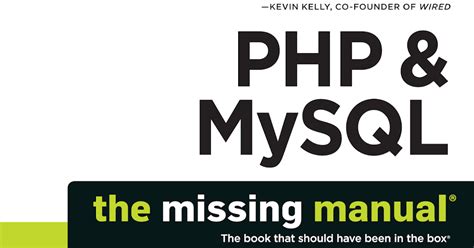 Chia Sẻ Ebook PHP MySQL The Missing Manual 2nd Edition Nhà Sách