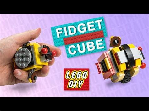 How To Build The LEGO Fidget Cube ANTISTRESS TOY TUTORIAL Lego Diy Lego Diy Slingshot