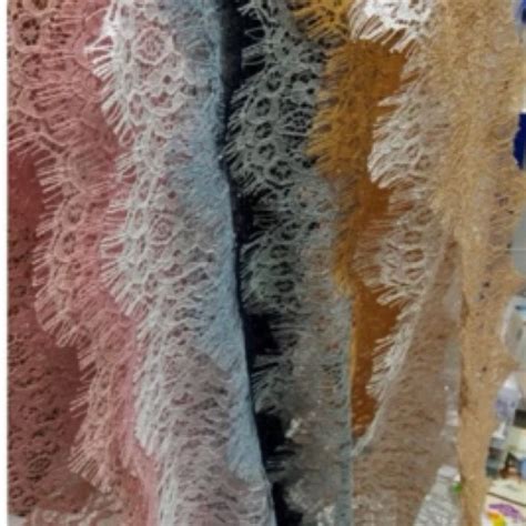 Jual Renda Kumis Panjang 150cm Brokat Renda Diy Pinggiran Renda