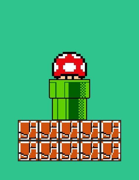 Hongo De Mario Bros Pixelado
