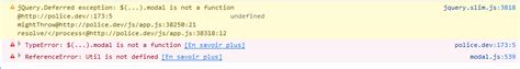 uncaught typeerror modal is not a function · issue 1444