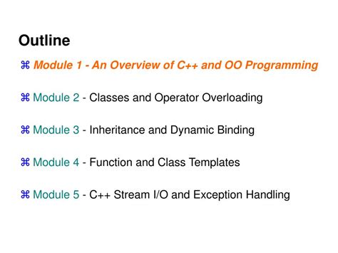 Ppt Introduction To C Programming Module 1 An Overview Of C And