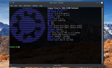 Malspas Space Tweaking Neofetch