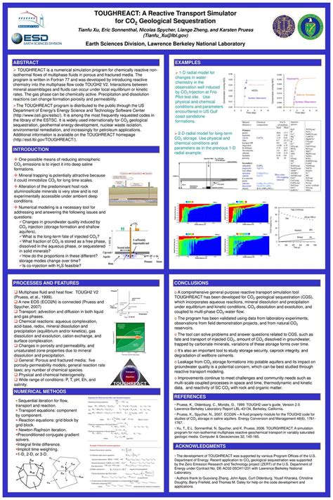 Toughreact A Reactive Transport Simulator Ppt Download