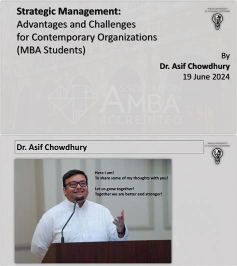 Asif Chowdhury Dba On Linkedin I Am Honored And Grateful To Have Mba