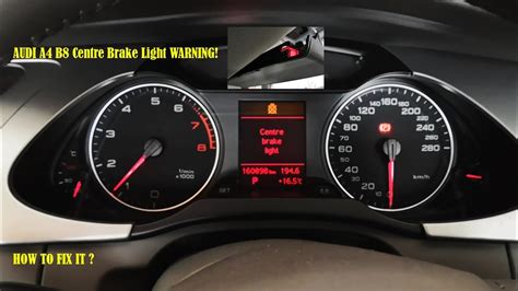 FIXED - Audi A4 B8 Centre Brake Light Warning| Audi Third brake light ...