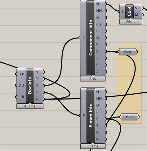Metahopper Find Objects By Assemblies Calculation Time Of Each Component Metahopper Mcneel