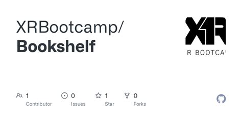 GitHub XRBootcamp Bookshelf