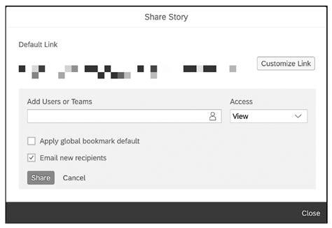 How To Share And Publish An Sap Analytics Cloud Story