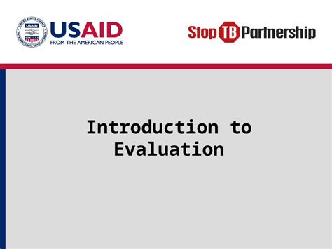 Ppt Introduction To Evaluation Objectives Introduce The Five Categories Of Evaluation That