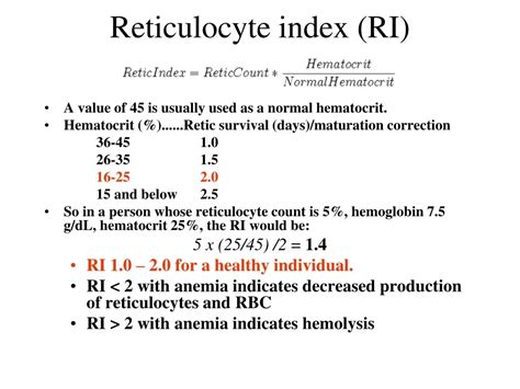 Ppt Laboratory Evaluation Of Erythrocyte Powerpoint Presentation