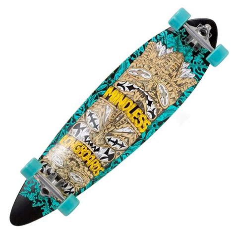 Mindless Longboards Tribal Rogue Iv Blue Pintail Longboard 975 X 38