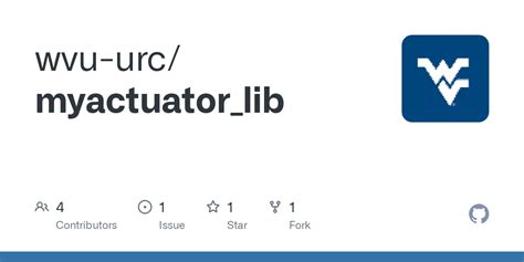 Github Wvu Urcmyactuatorlib