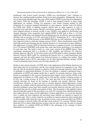A COMBINATION OF TEMPORAL SEQUENCE LEARNING AND DATA DESCRIPTION FOR ANOMALYBASED NIDS | PDF