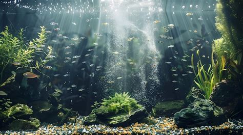 Vibrant Underwater Oasisexotic Aquatic Ecosystem Premium Ai Generated Image