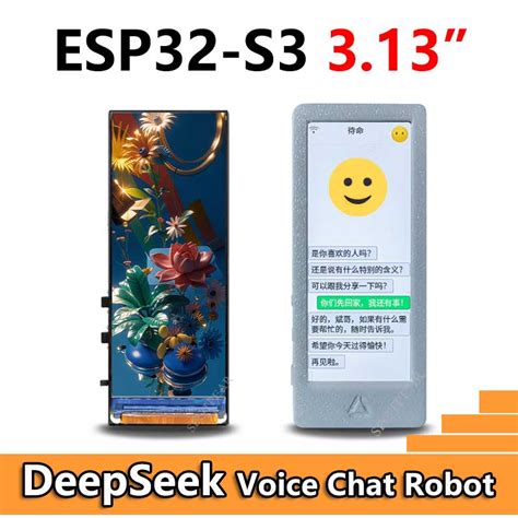 compatible with xiaozhi deepseek ai voice chat robot esp32 s3 3 13 inch