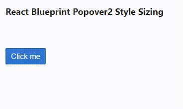 React Js Blueprint Popover Style Sizing GeeksforGeeks