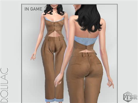 The Sims Resource Wide Leg Pants Set Do0128 The Sims Resource Wide Leg Pants Set Do0128