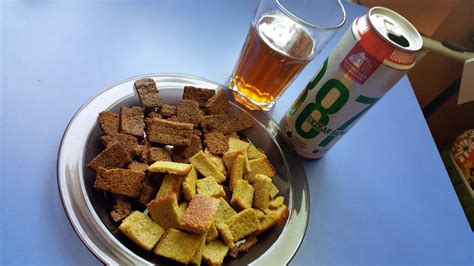 Пиво 387. Особая варка, гренки BEERka бородинские аджика и BEERka ...