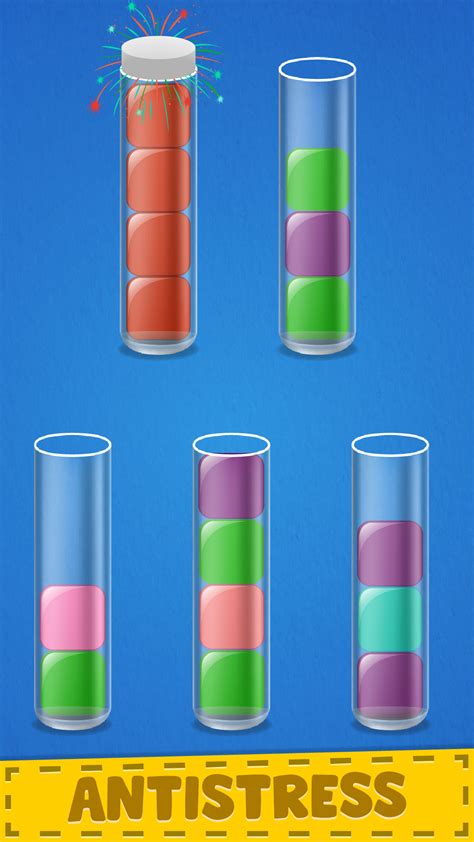 block sort puzzle match 3 triple sorting color game app on amazon