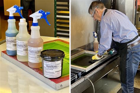 Steps To A Clean Screen For Screen Printing Chromaline
