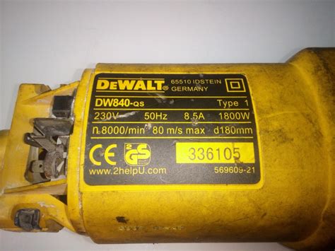 Obudowa przekładni DEWALT DW840-qs - 7179945327 - oficjalne archiwum ...