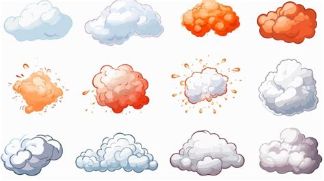Dynamic Cartoon Smoke Animation For Explosive Cloud Effects Premium