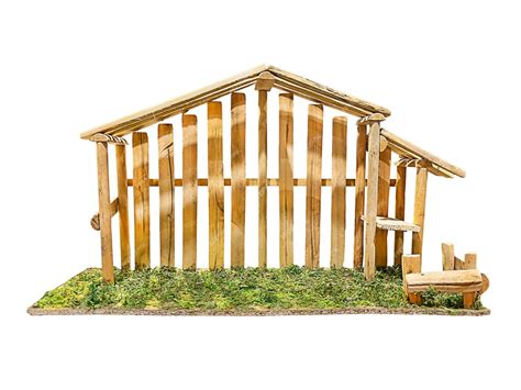 Premium Photo Empty Christmas Nativity Manger Isolated On White