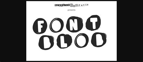 Blob Font Font Canyon