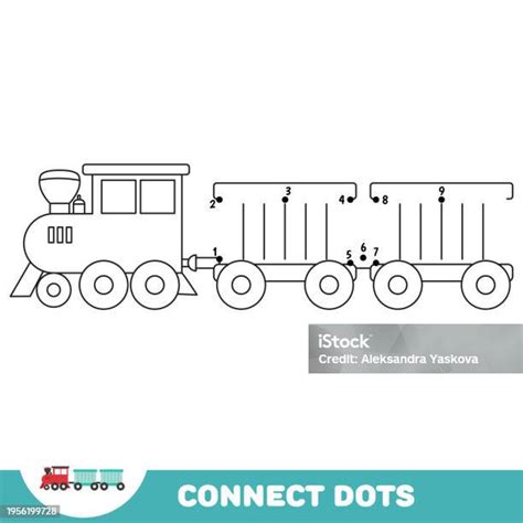 미취학 아동을 위한 도트 투 도트 교육용 게임 숫자를 연결합니다 컬러 트레인 벡터 0명에 대한 스톡 벡터 아트 및 기타 이미지 0명 Tie Game 검은색 Istock